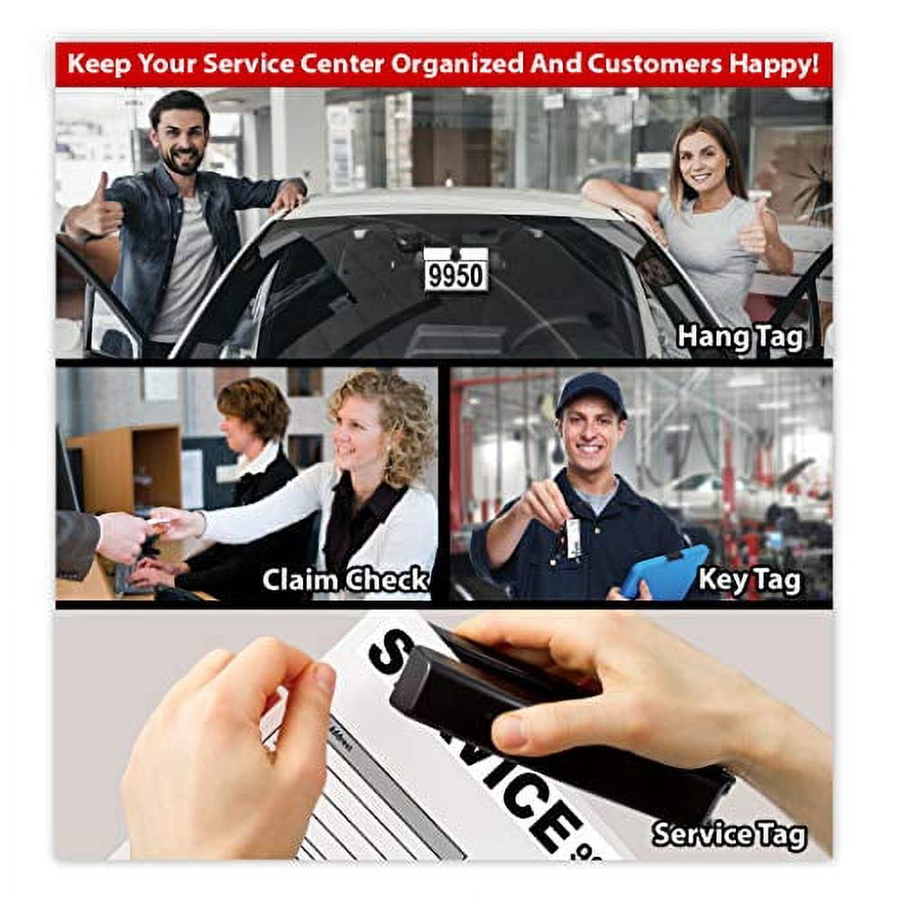 Service Dispatch Numbers RL78 Style Mirror Hang Tags Numbered (Blue ...