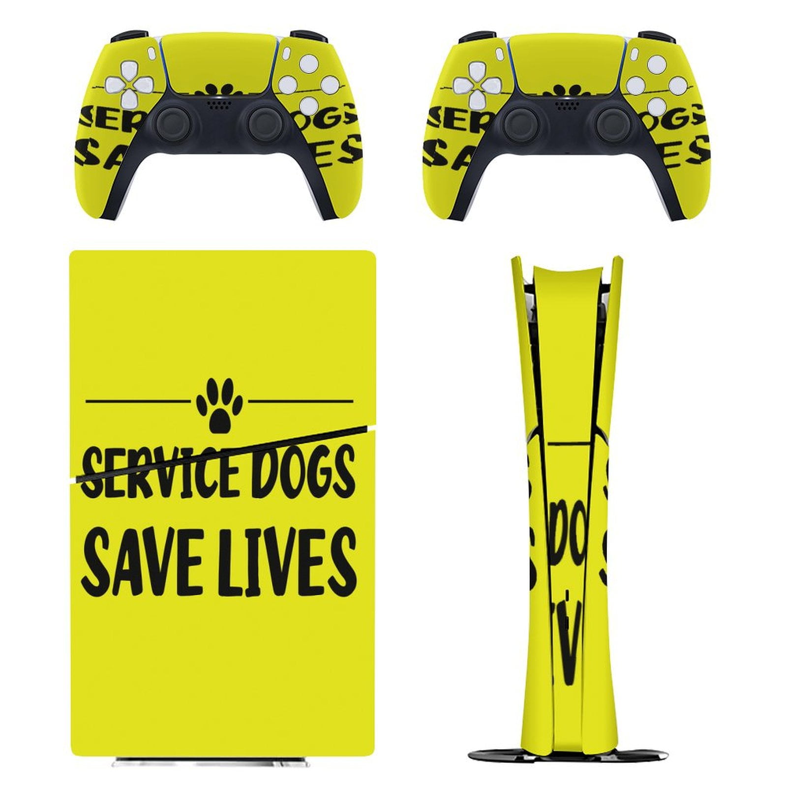 Service Dogs Save Lives PS5/PS5 Slim Digital Disc Skin Sticker For ...