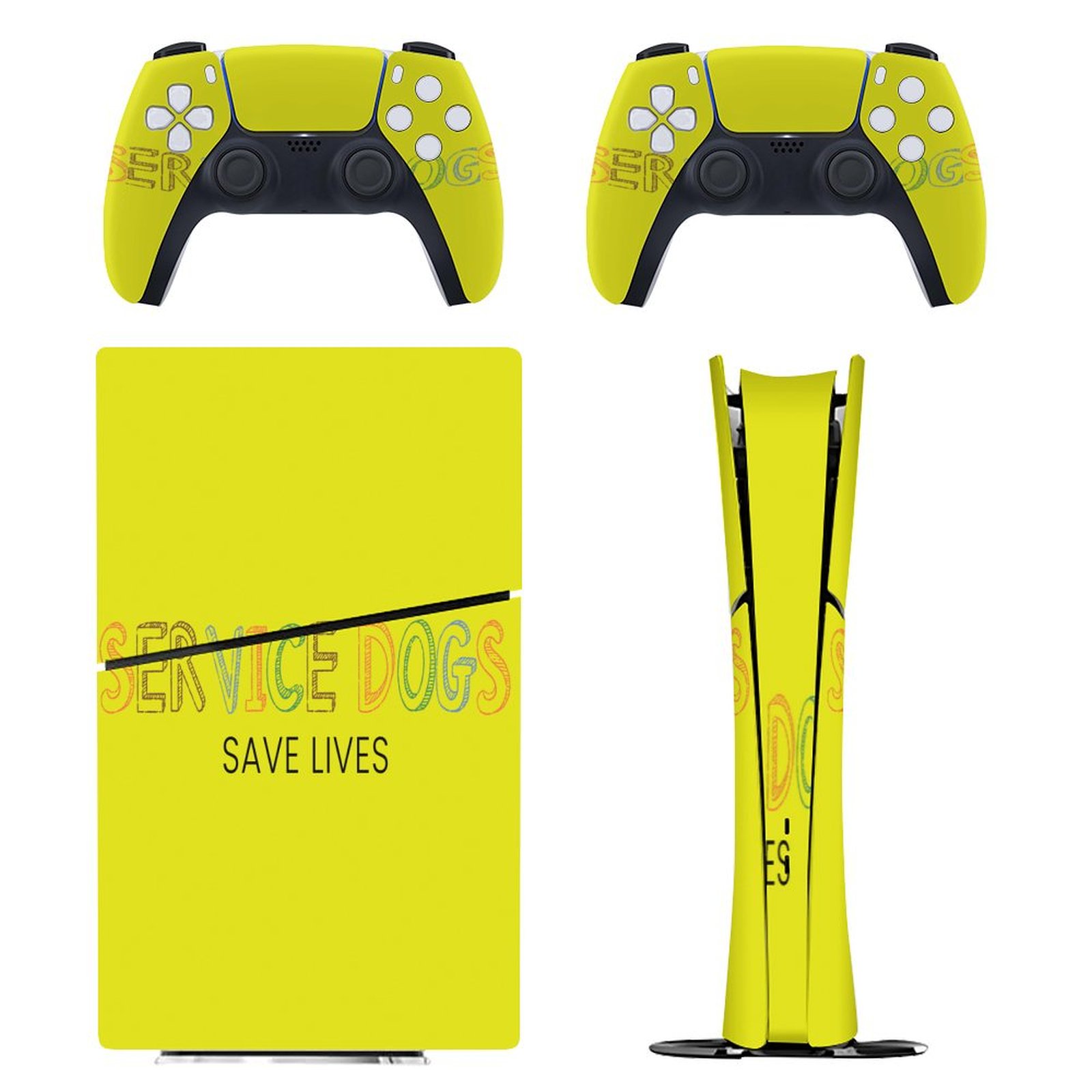 Service Dogs Save Lives PS5/PS5 Slim Digital Disc Skin Sticker For ...