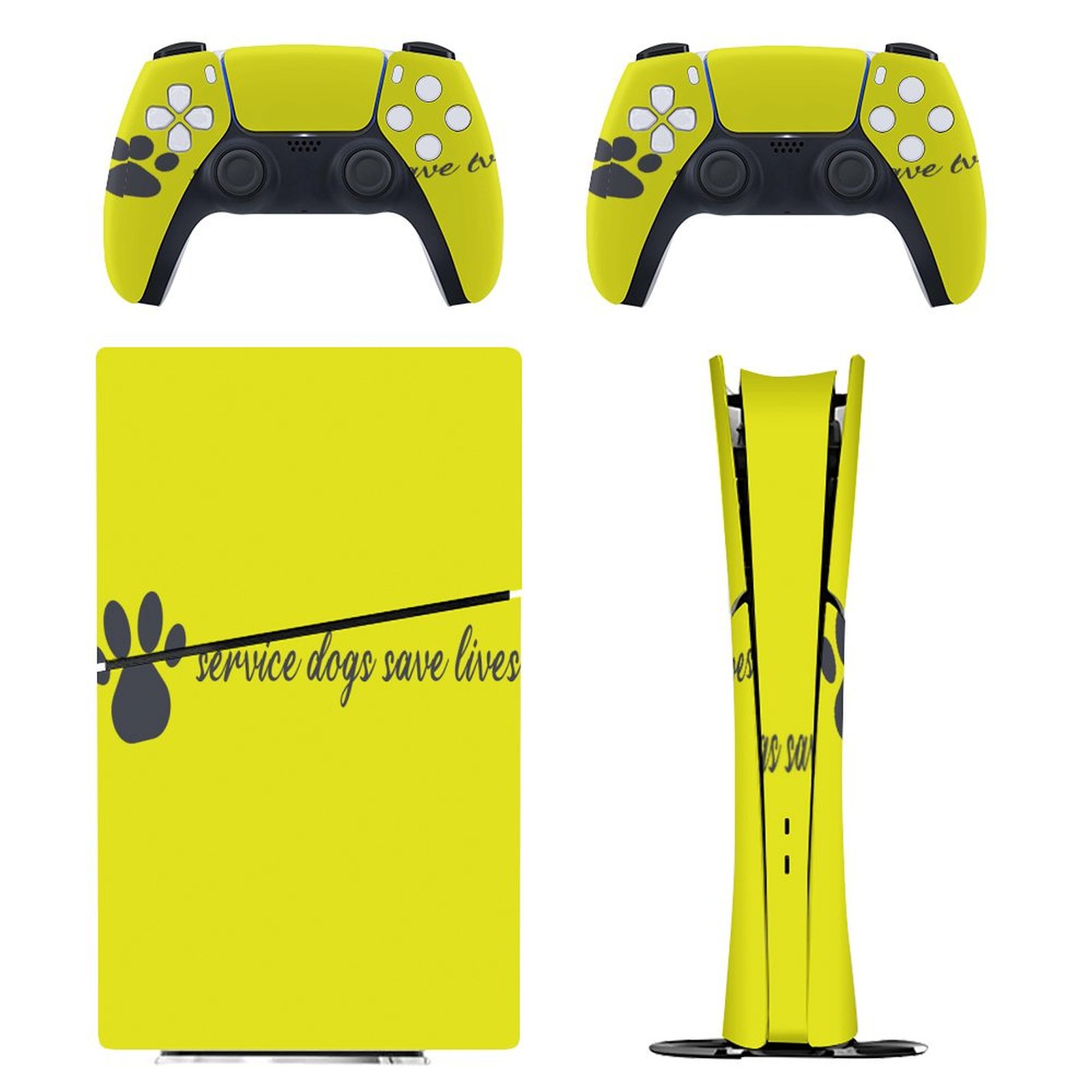 Service Dogs Save Lives PS5/PS5 Slim Digital Disc Skin Sticker For ...