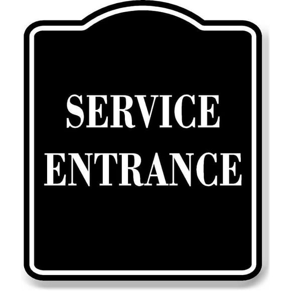 Service Entrance Sign