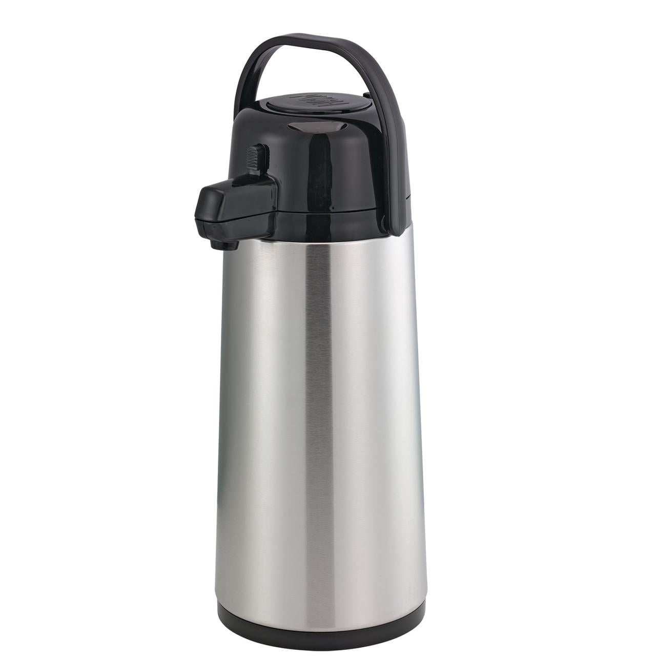 Service Ideas ECA19S Eco-Air Push Button Airpot, Glass Vacuum, 1.9 ...