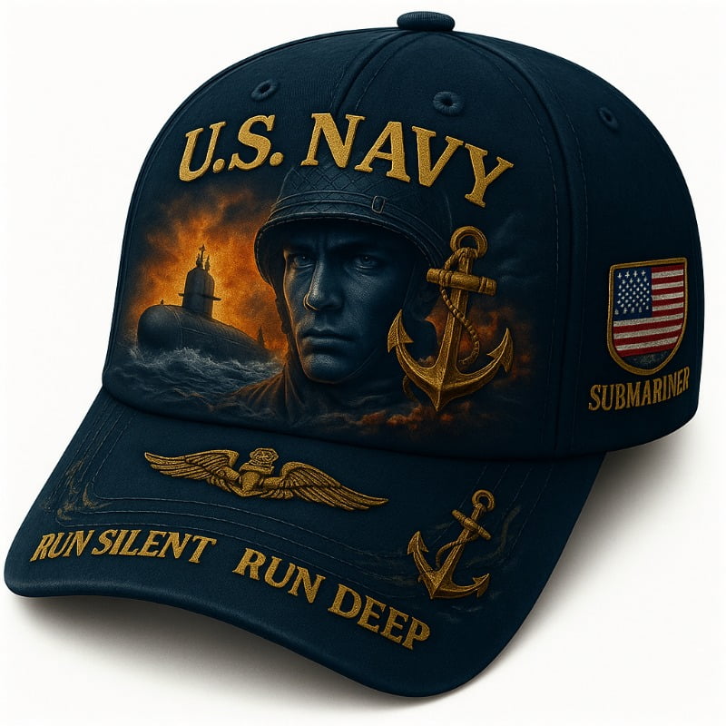Service Members Navy Cap 250th Anniversary Anchor Eagle 1775-2025 ...