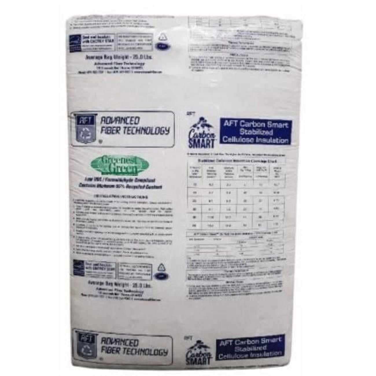 Service Partners 106568 25 lbs Carbon Smart Plus Cellulose Blow-In ...