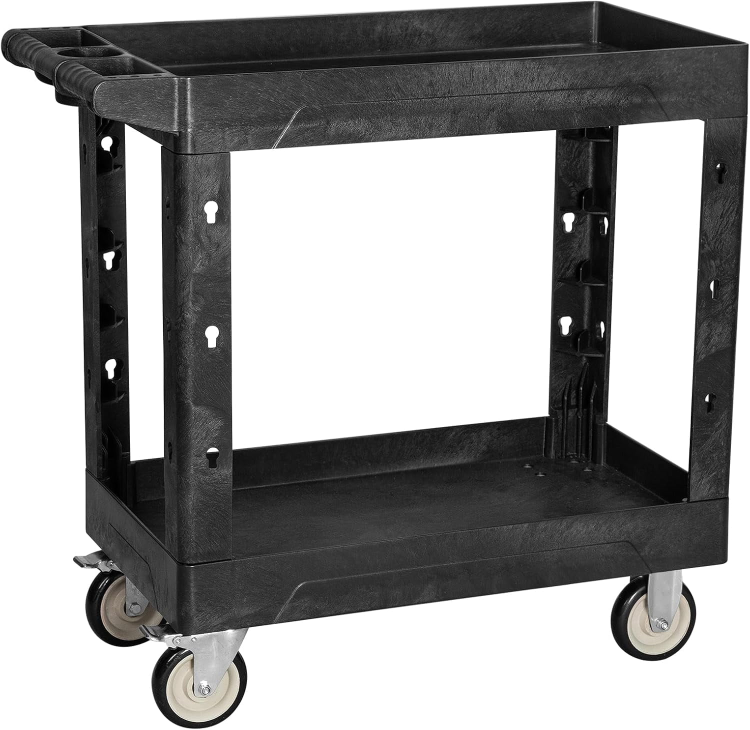 Service Utility Plastic Tool Cart, 34 x 17-Inch Rolling Cart Huge ...
