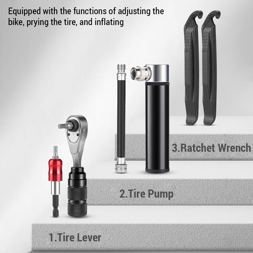 Service suit,Siuke Screw Tire Pry Kit Include Alloy Wrench Screw Tire ...