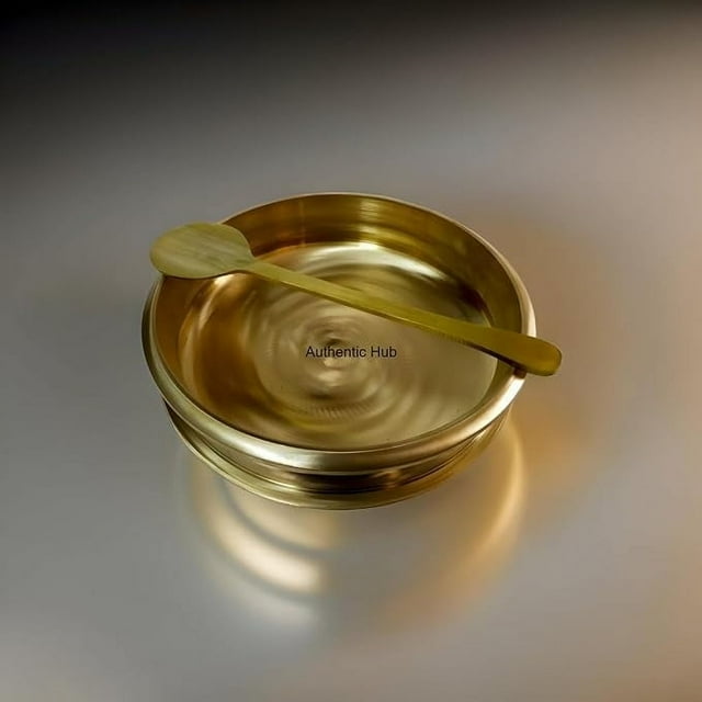 Serving Bowl, Cooking Uruli, 11-Inch Bronze Uruli, Cooking Pot, Urli ...