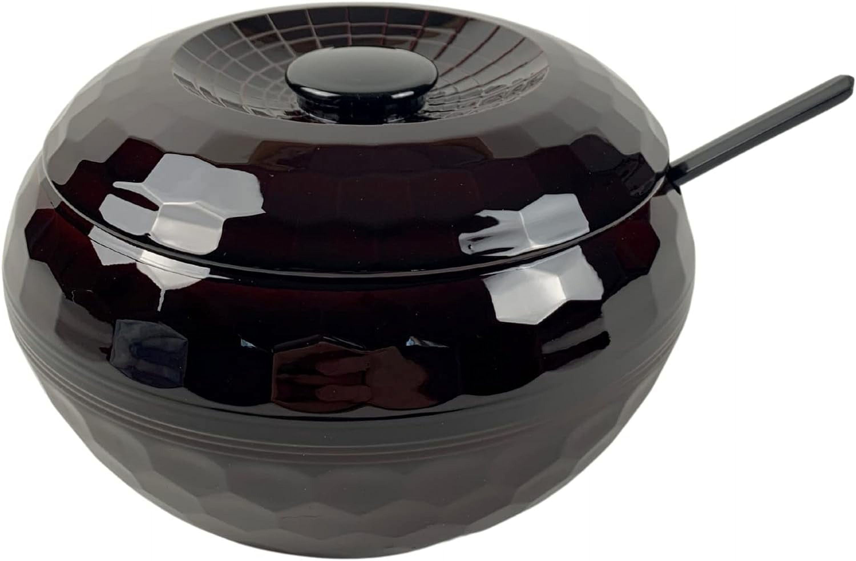 Serving Bowl with Lid and Paddle Japanese Ohitsu Chinese Asian ...