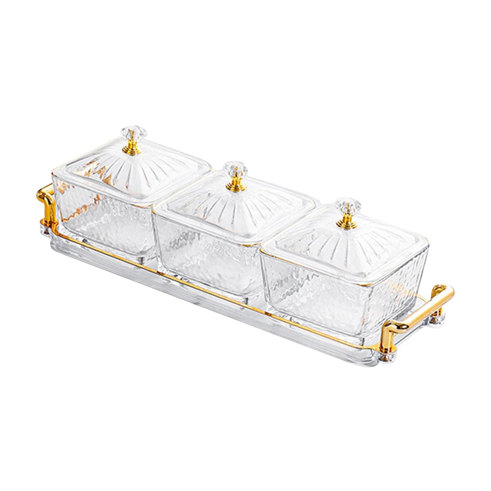 Serving Dishes for Dried Fruits Glass Serving Tray for Wedding, Party ...