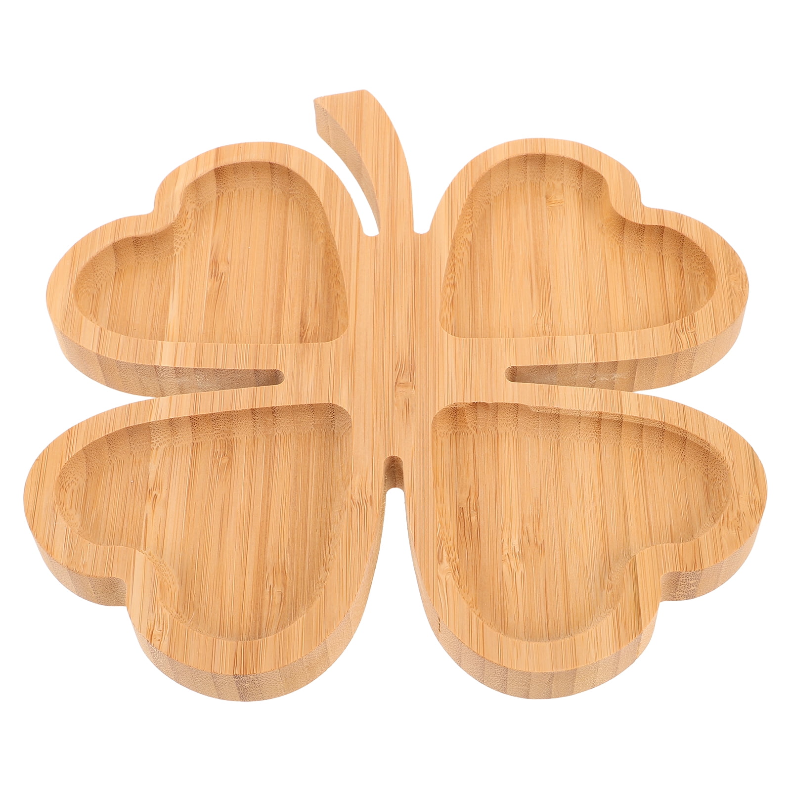 Serving Food Bamboo Tray Decorative Fruits Storage Tray Unique Four ...