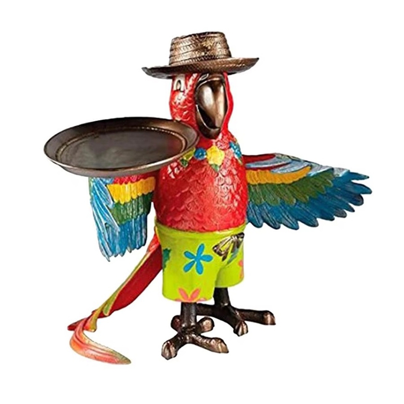 Serving Parrot Butler Parrot Butler Statue Living Room Pool Kitchen ...