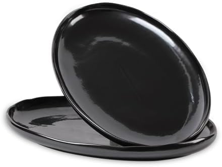 Serving Platter Ceramic Tray Plates Extra Large Oval 14.5 Inch ...