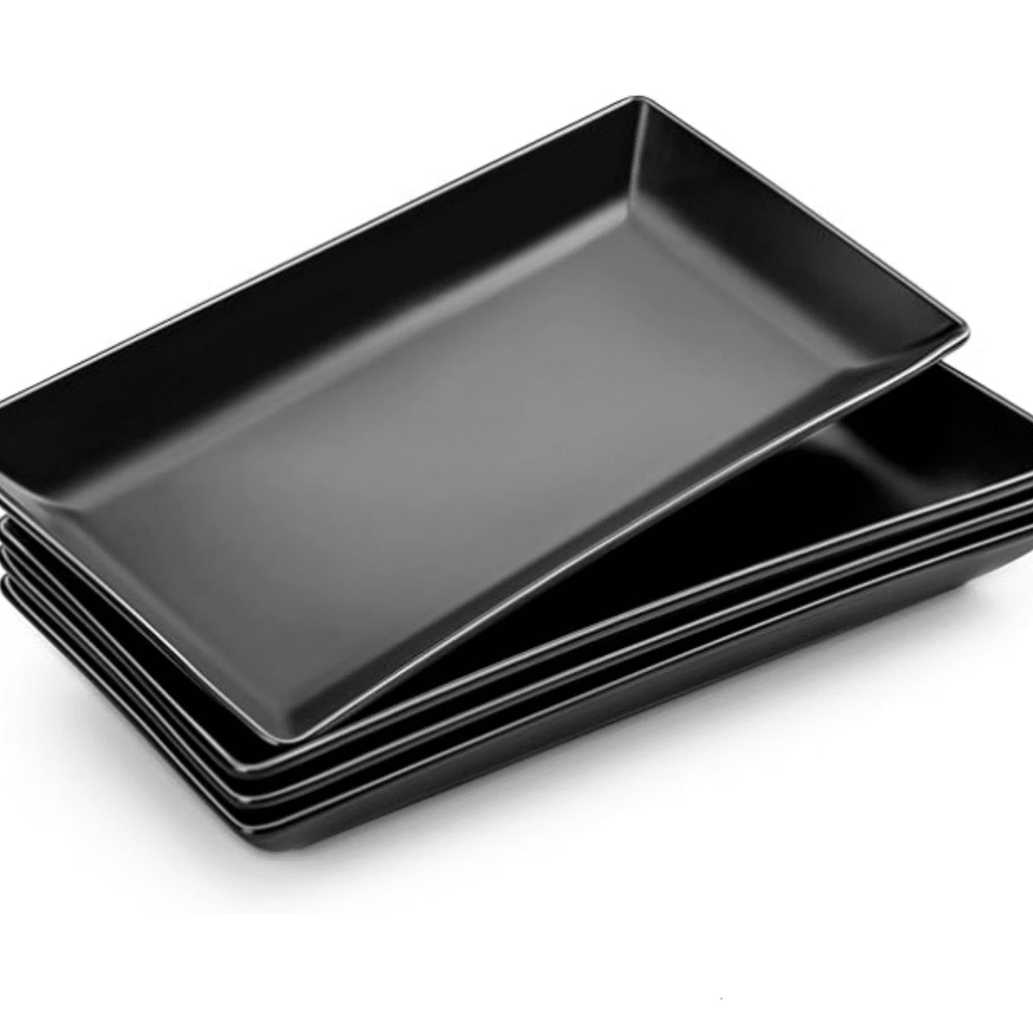 Serving Platters, 14 Inch Large Serving Platters and Trays Set of 4 ...
