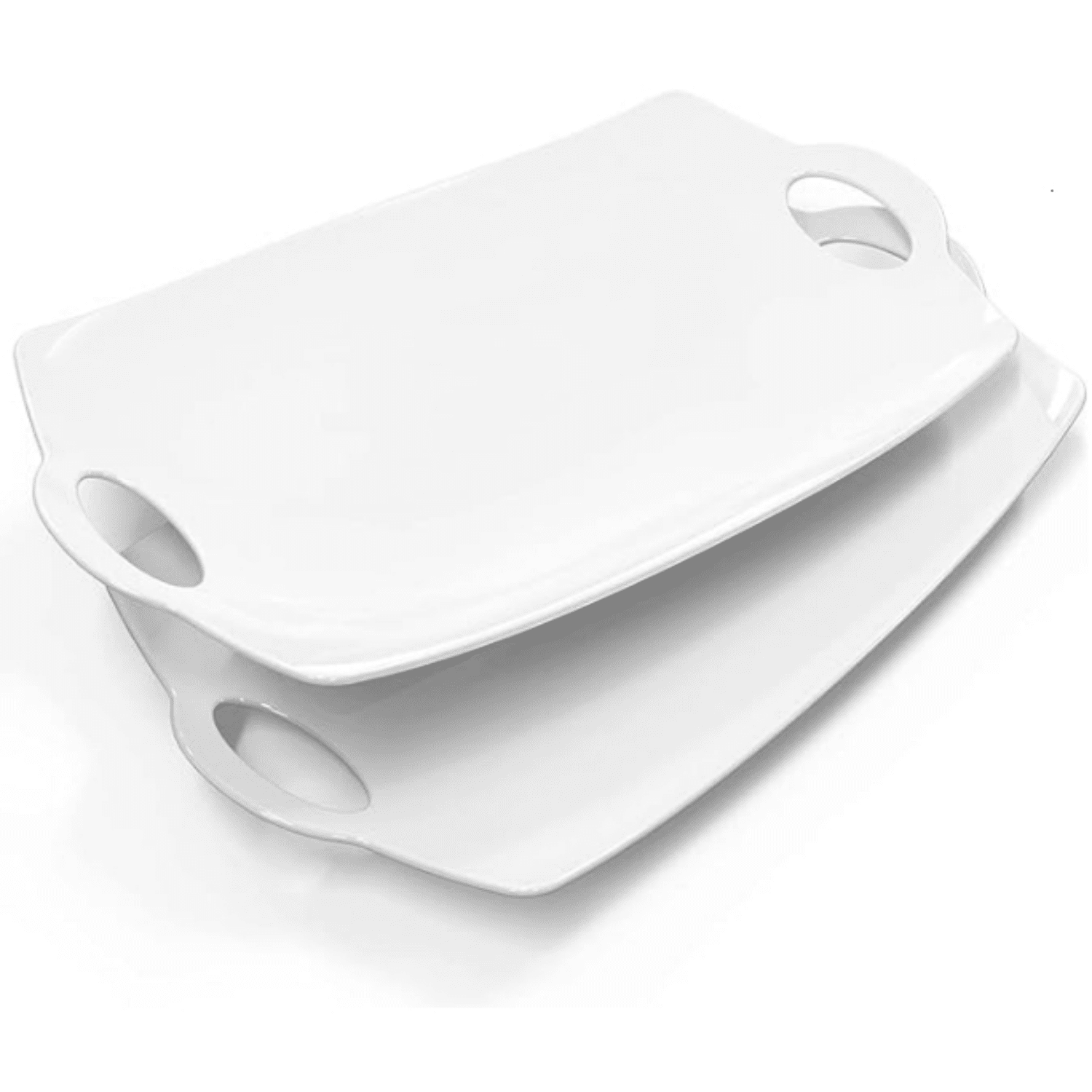 Serving Platters for Entertaining White Serving Dishes with Handles ...