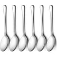 Serving Spoon Set of 6, 9.8 Inch Stainless Steel Large Dinner Buffet ...
