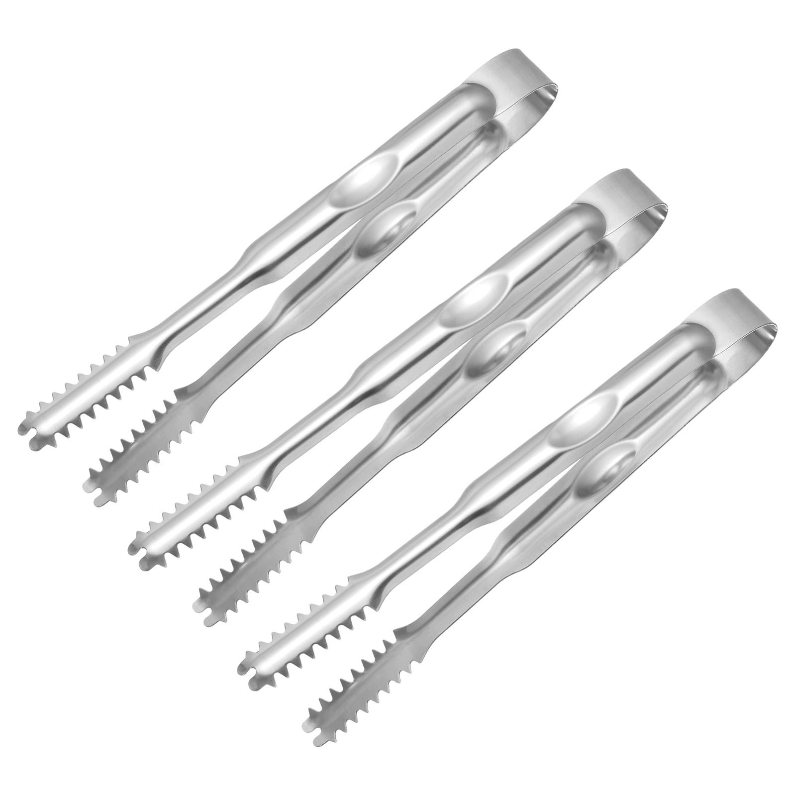 Serving Tongs, 3pcs 7 Inch - Stainless Steel Ice Tongs, Tiny Tongs for ...