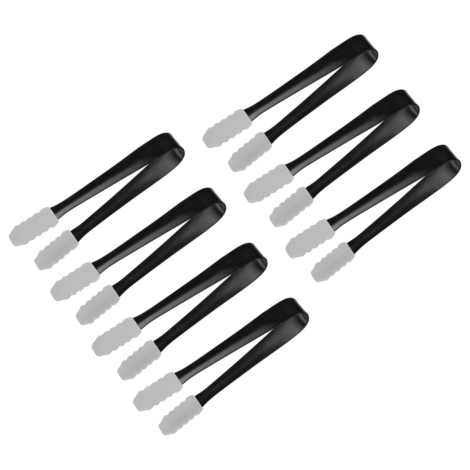Serving Tongs, 7pcs 5.3Inch Stainless Steel Ice Tongs with Silicone ...