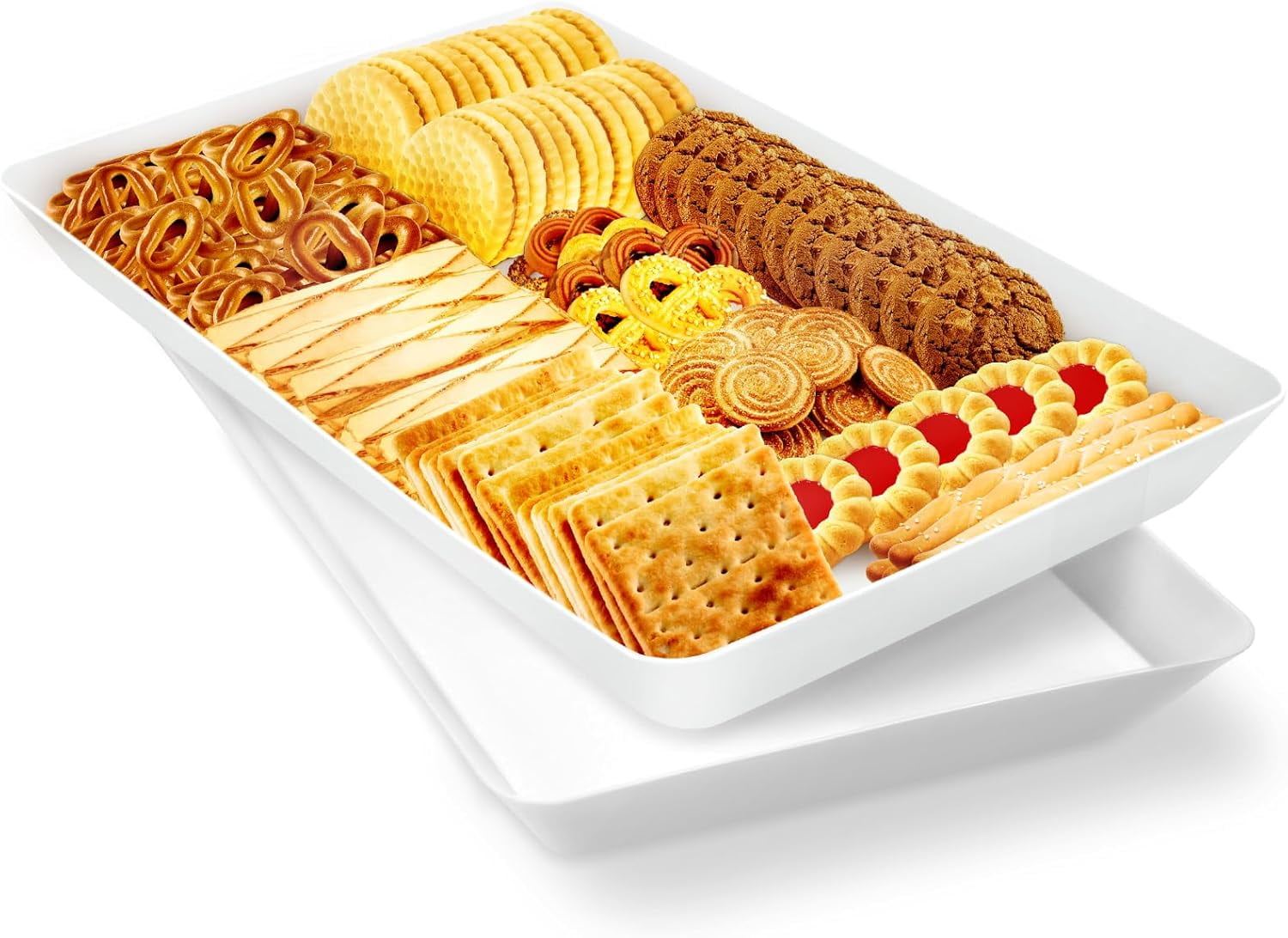 Serving Tray for Entertaining, Serving Platters for Snacks, Fruit ...