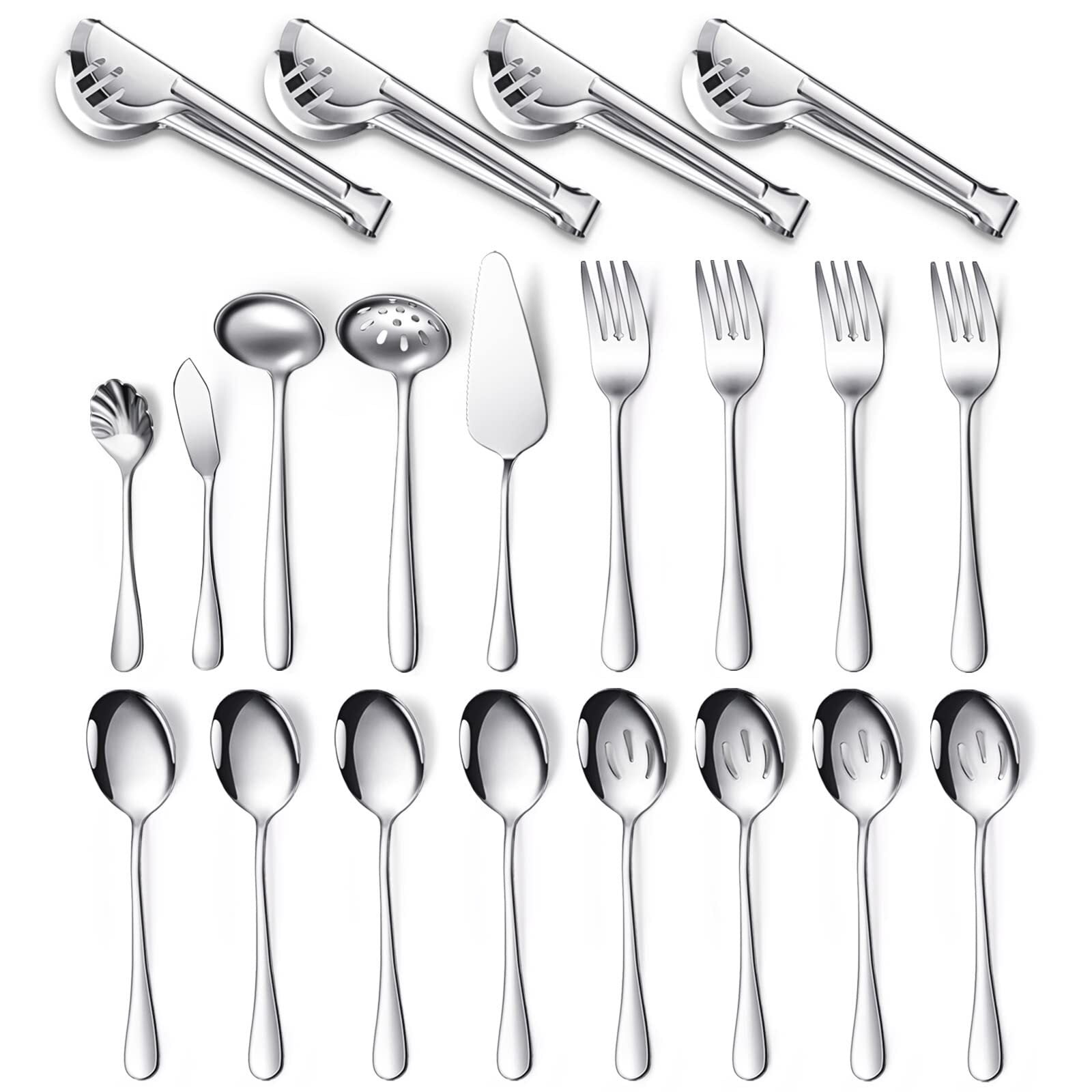 Serving Utensils Set Include Large Spoons Slotted Spoons - Walmart.com