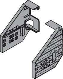 Servo-Drive Adapter Set, For Horizontal Aluminum Profiles, For Face ...