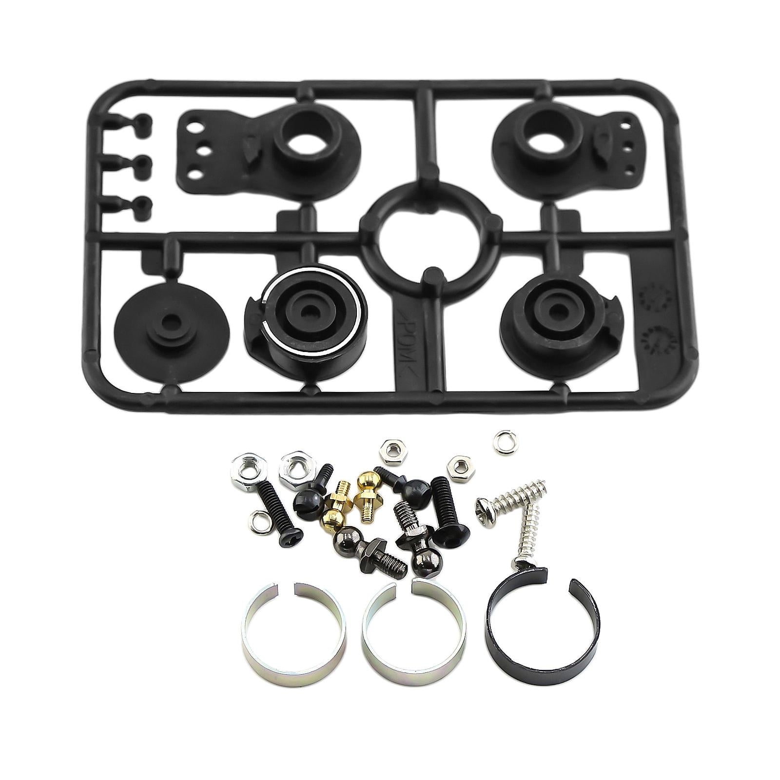 Servo Saver Set Replacement Parts Compact Portable, with Screws, Steering Arm Accessory for 1/10 ...