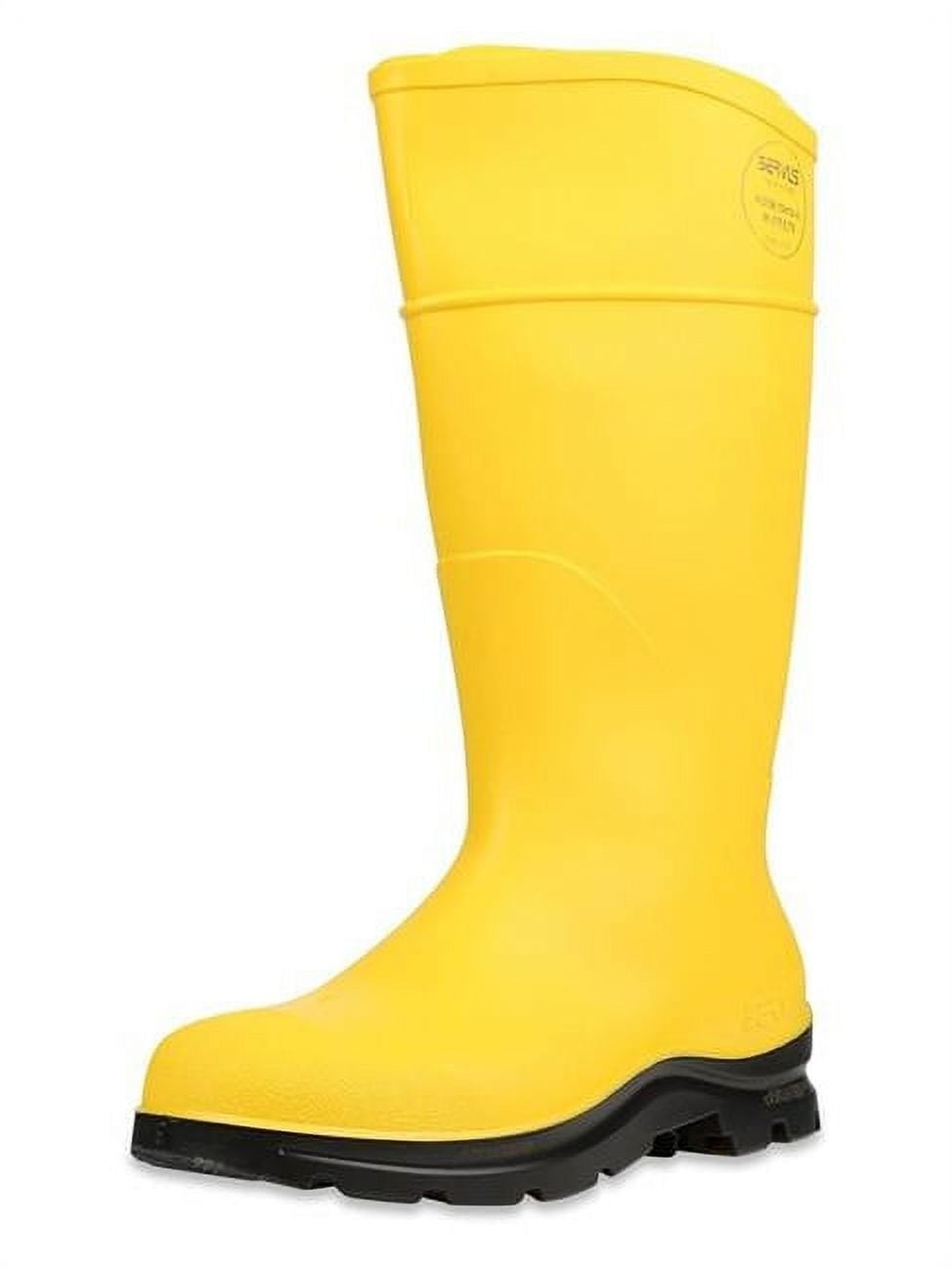 Servus 617-18835-YLW-140 Economy Steel Toe Knee PVC Boots, Yellow ...