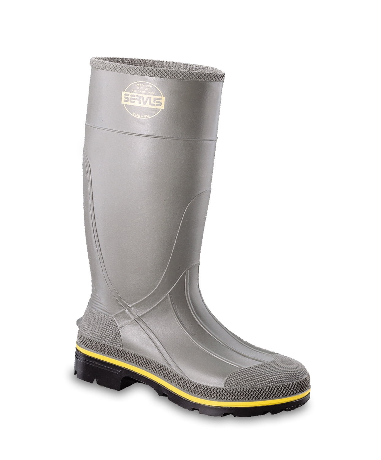 Servus Pro 15" PVC Chemical-Resistant Steel Toe Men's Work Boots Size 7 ...