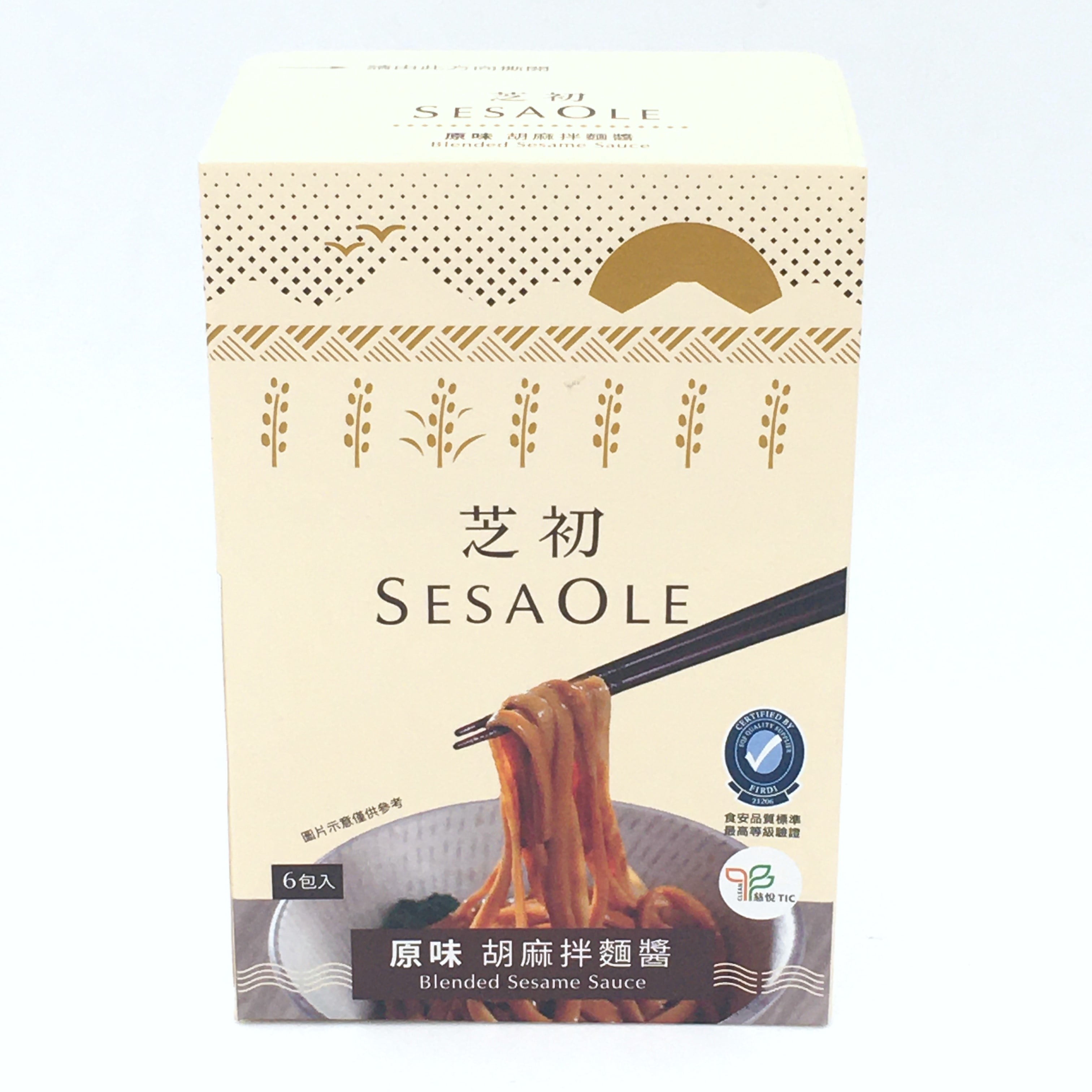 SesaOle Blended Sesame Sauce 180g (30g x6pcs)【芝初】 胡麻拌麵醬 (原味) - Walmart.com