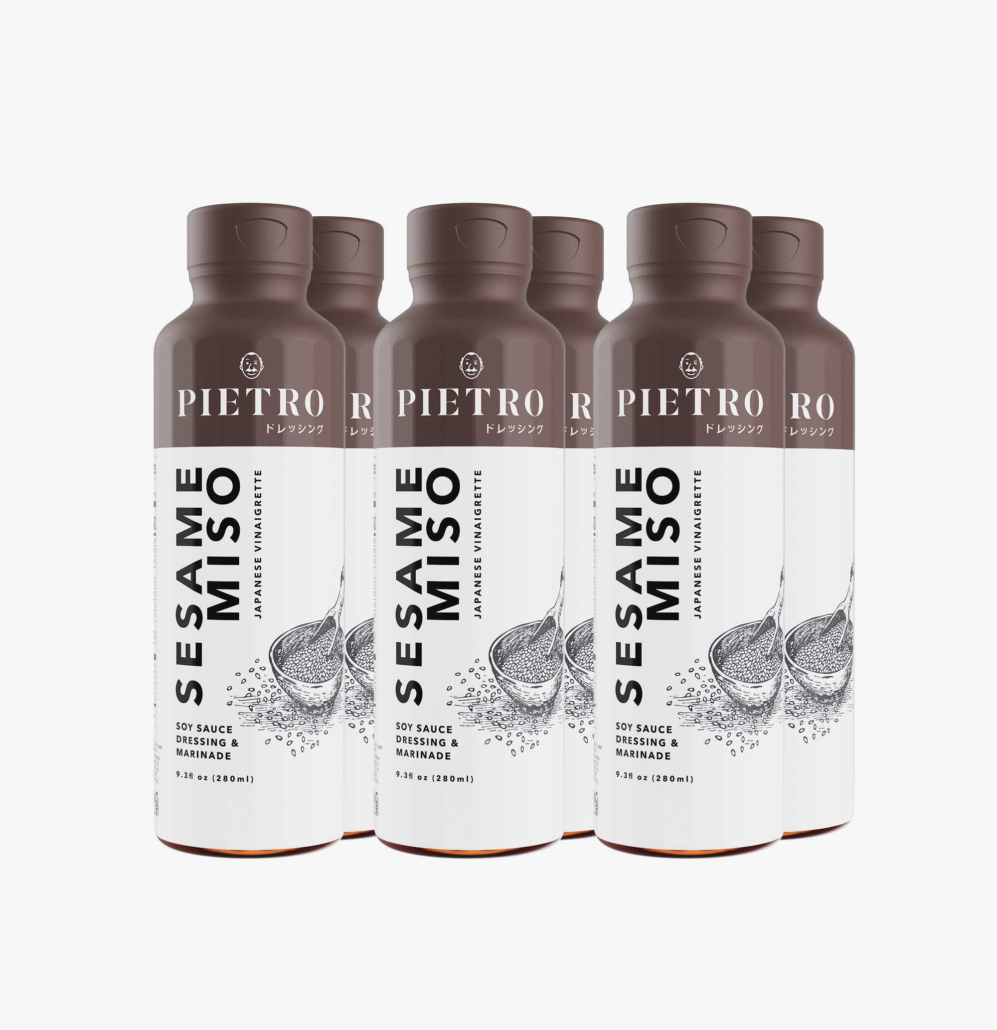 Sesame Miso Pietro Dressing (Pack of 6) - Walmart.com