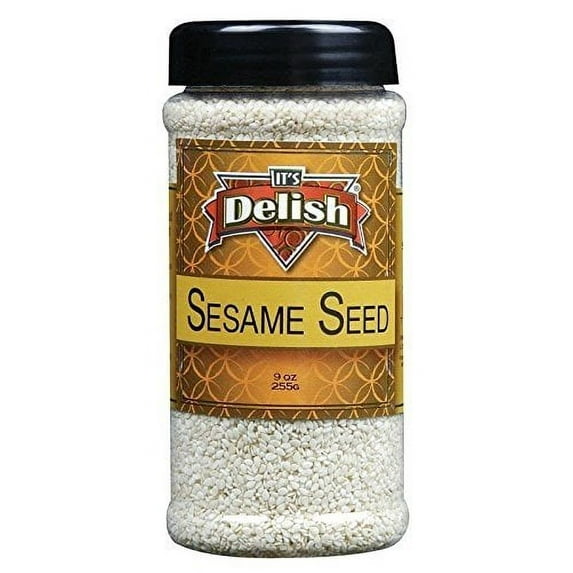 Sesame Seeds White Hulled by Its Delish, 9 Oz. Medium Jar - Walmart.com
