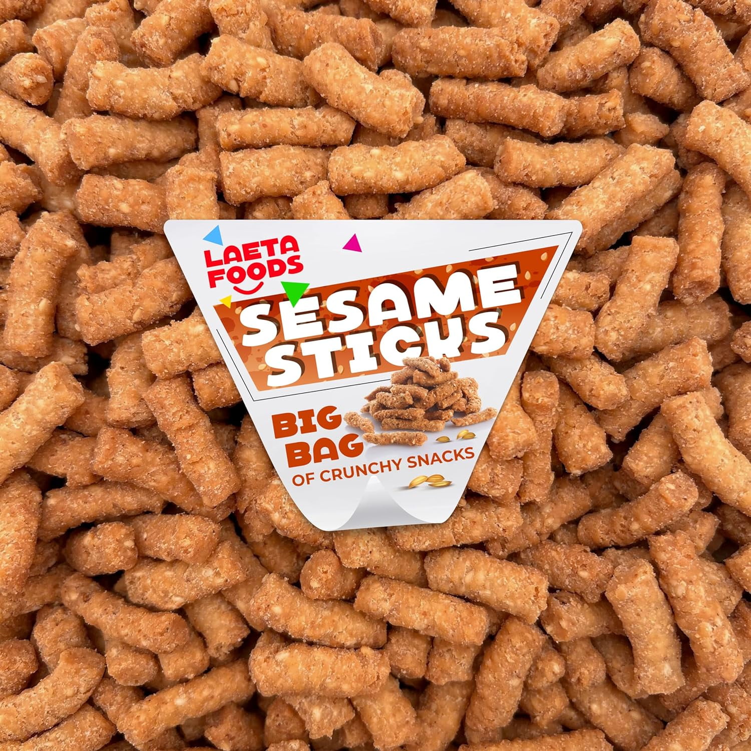 Sesame Sticks Snack, Crunchy Delight (2 Pound Bag) - Walmart.com