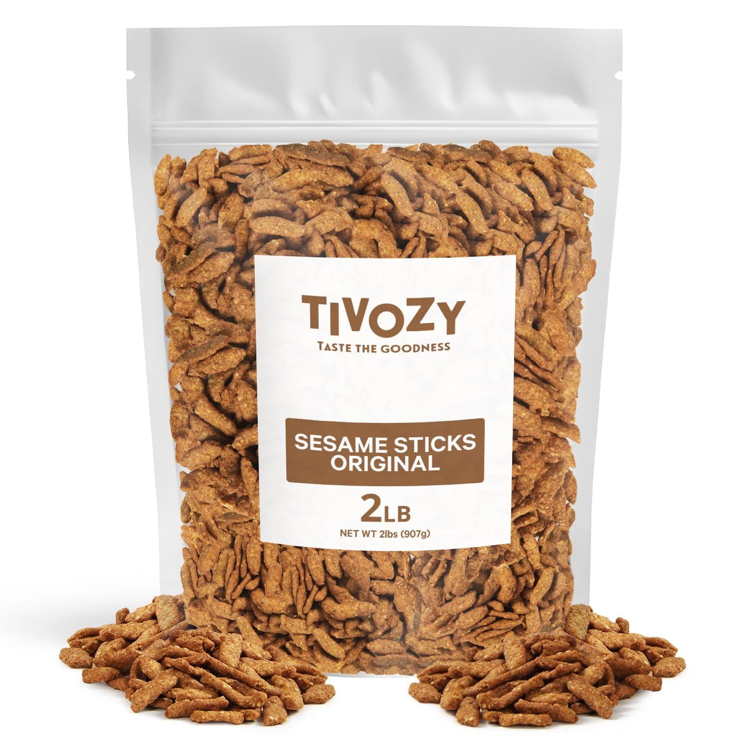 Sesame Sticks Snacks Original KEF16 2 Lbs. Delicious and Fresh Gourmet ...