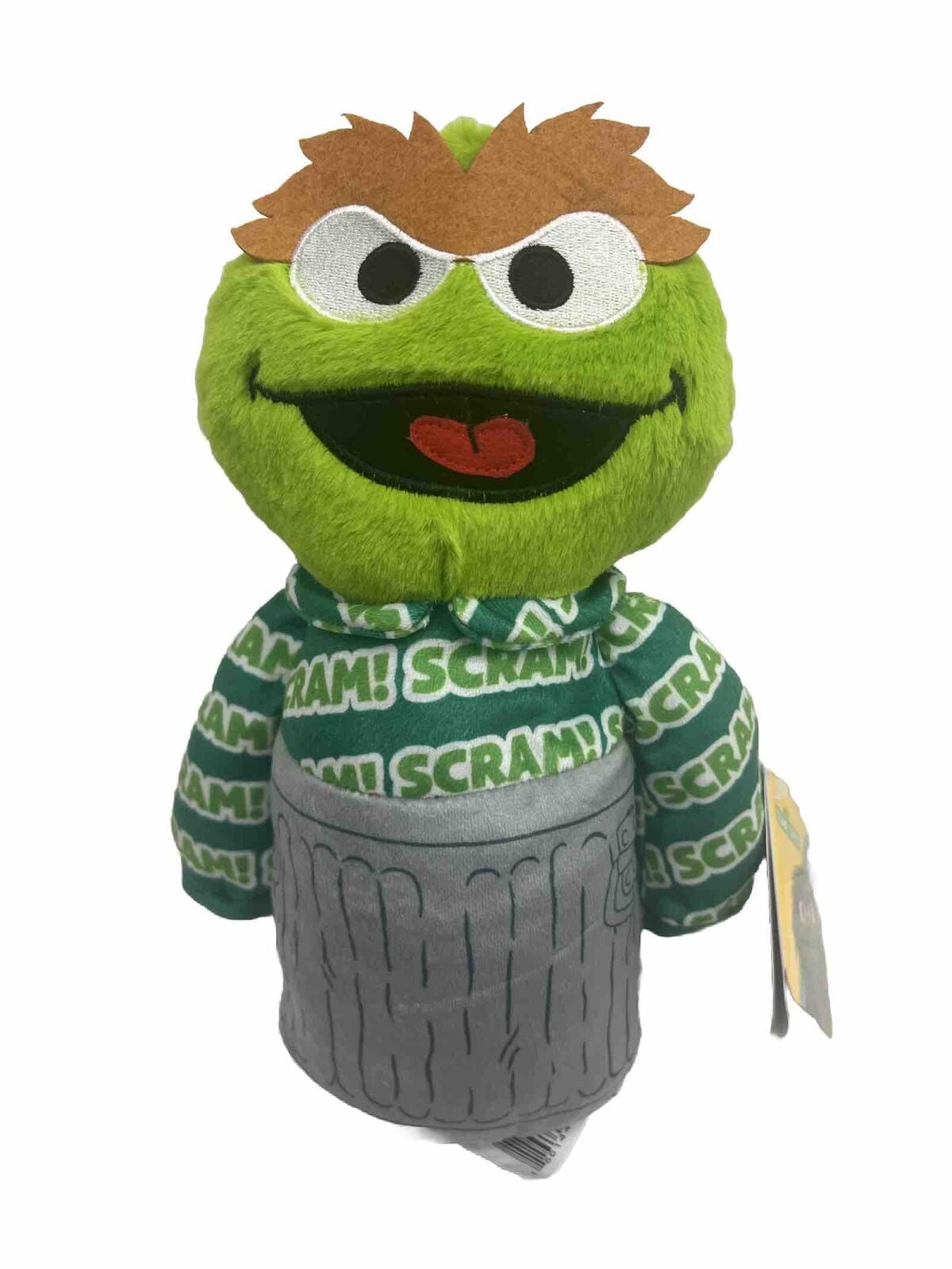 Sesame Street 10" Oscar The Grouch “Streetwear” Collectible Plush ...