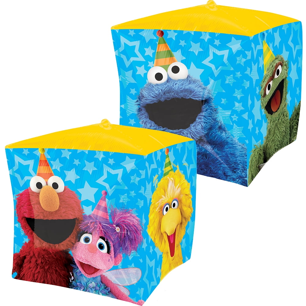 Sesame Street 15" Cubez Balloon (Each) - Walmart.com