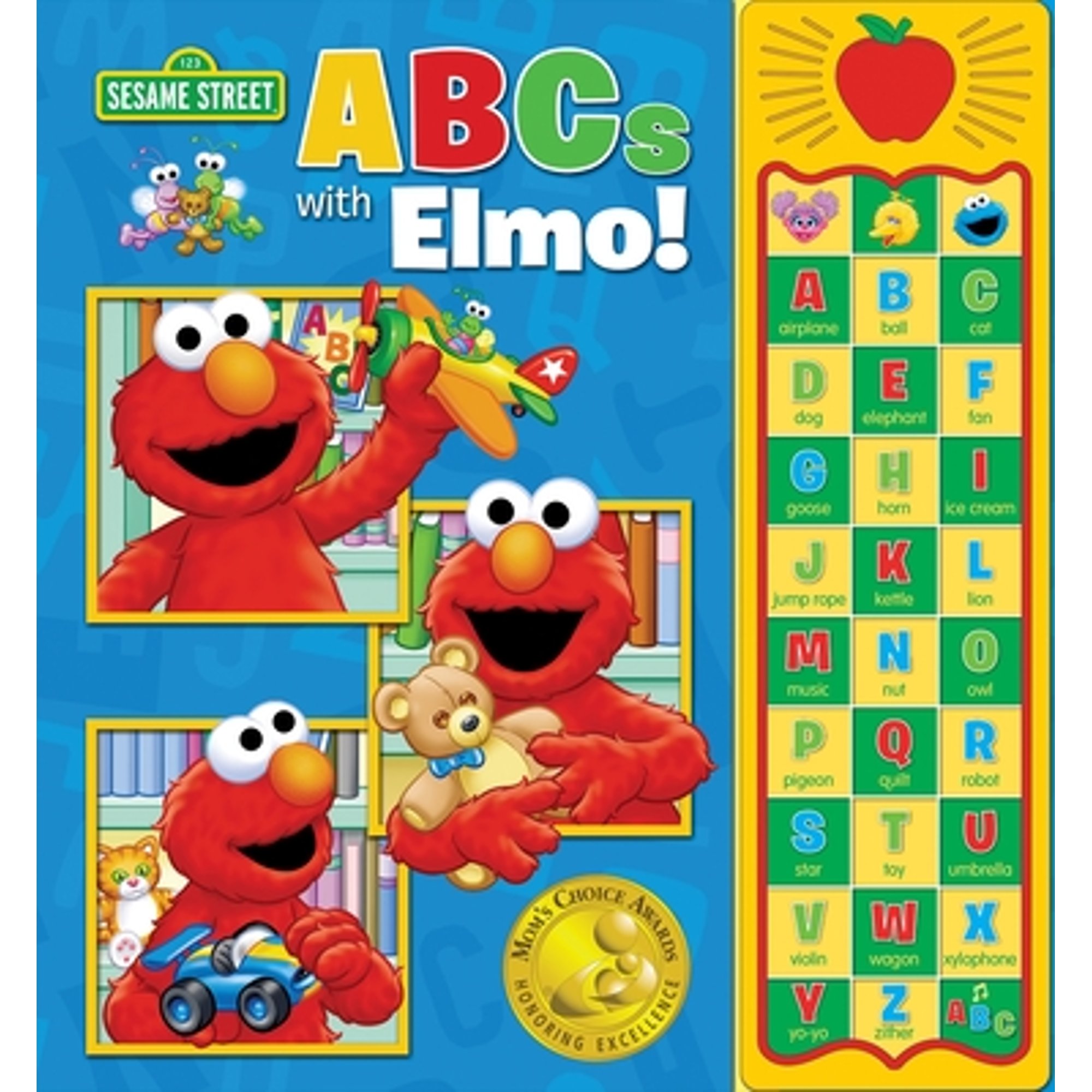 Pre-Owned Sesame Street - ABCs with Elmo! 30 Button Sound Book Great ...
