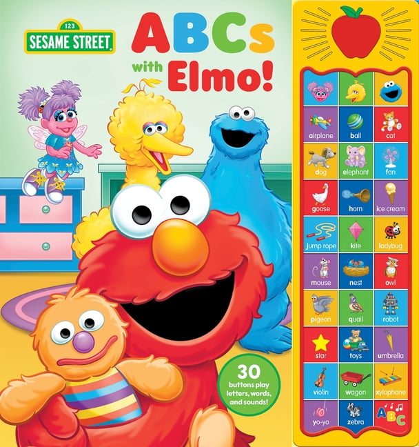 Sesame Street: ABCs with Elmo! Sound Book (Paperback) - Walmart.com