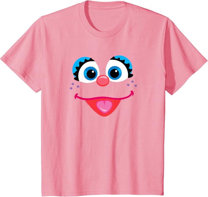 Sesame Street Abby Cadabby Face T-Shirt, Light Pink Color, Size L ...
