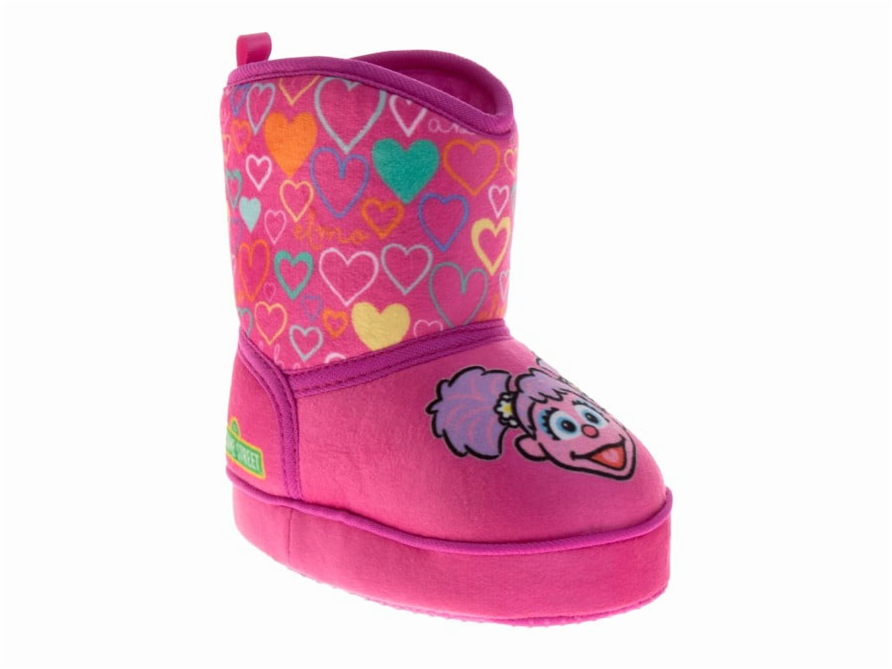 Sesame Street Abby Cadabby Slipper Booties (Infant-Toddler Sizes ...