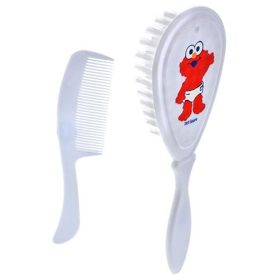 Sesame Street Beginnings - Baby Elmo Brush & Comb - Walmart.com