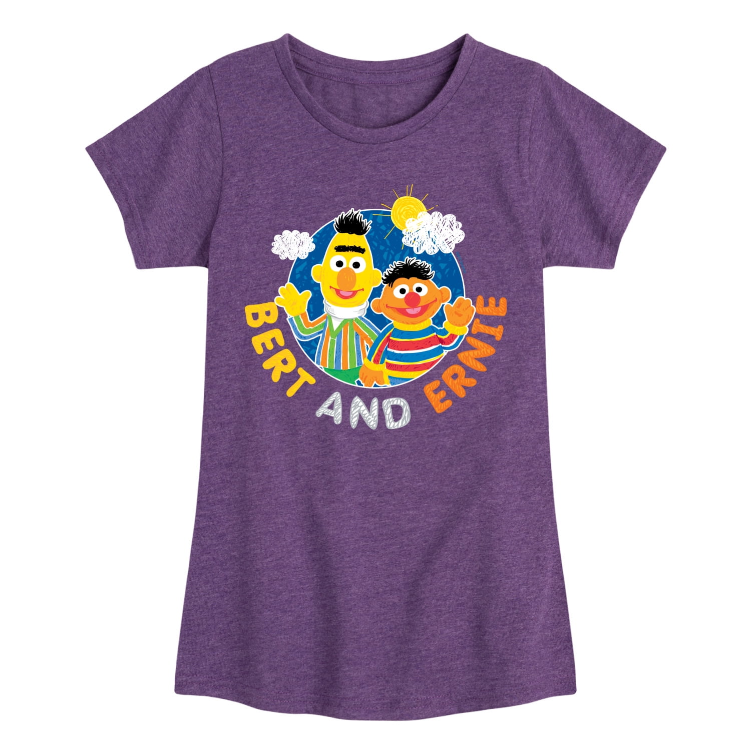 Sesame Street - Bert And Ernie - Toddler Girls Short Sleeve Graphic T-Shirt - Walmart.com