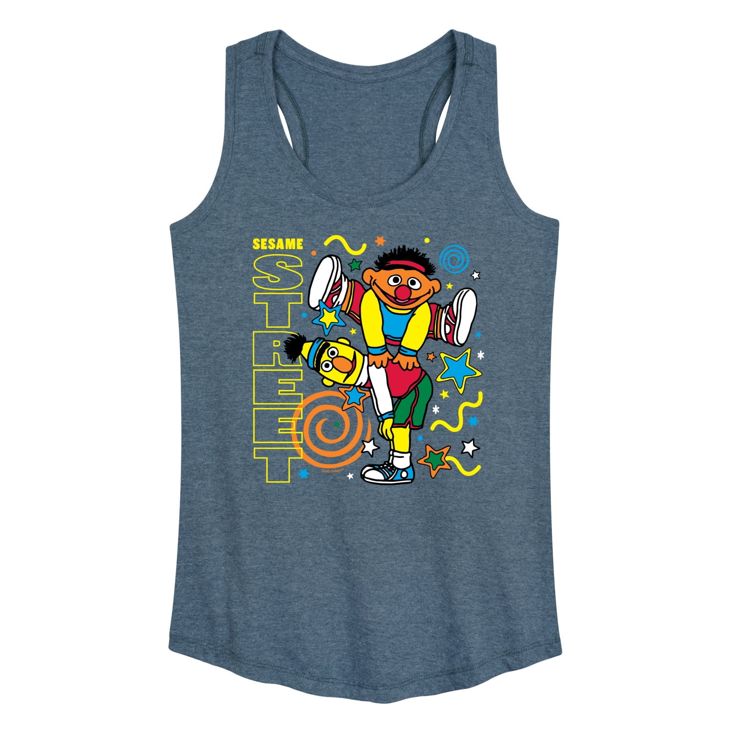 Sesame Street - Bert Ernie Street - Women's Any Way Short Sleeve ...