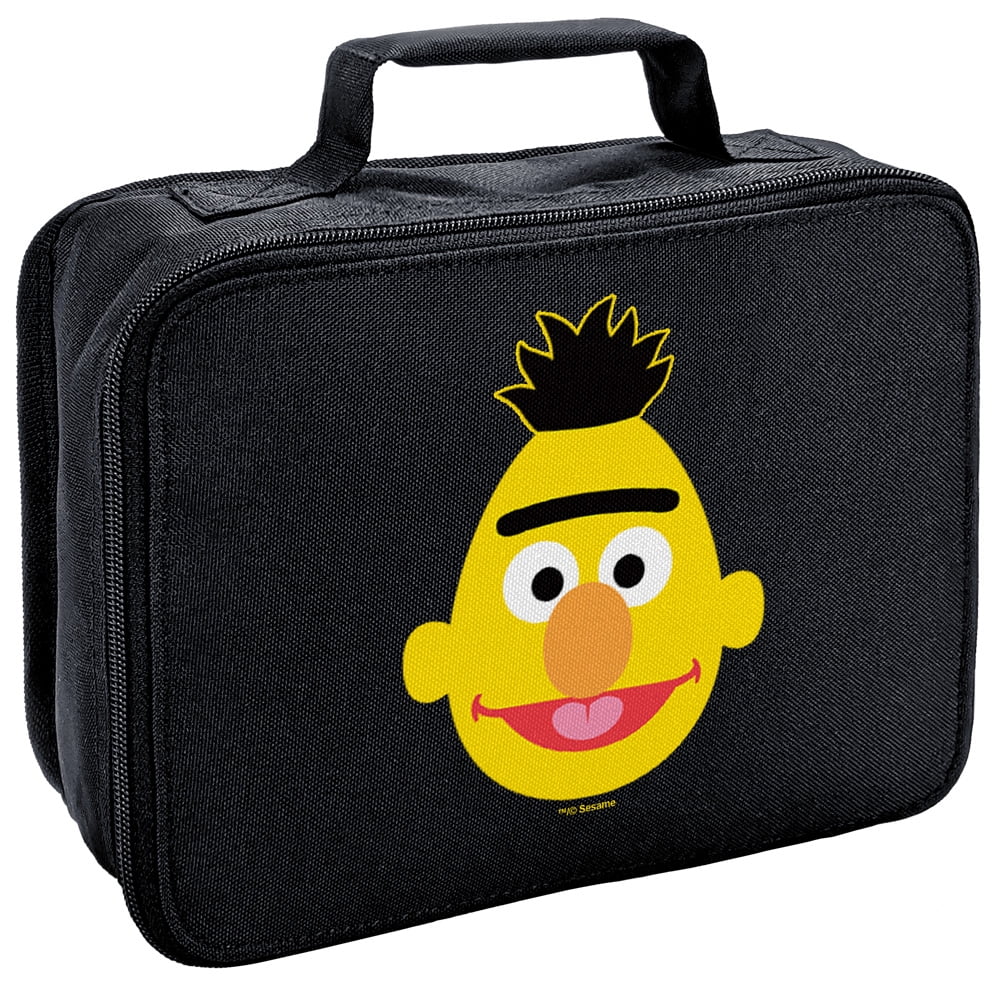 Sesame Street Bert Head Insulated Soft Sided Lunch Box Reusable Lunch Bag For School Office