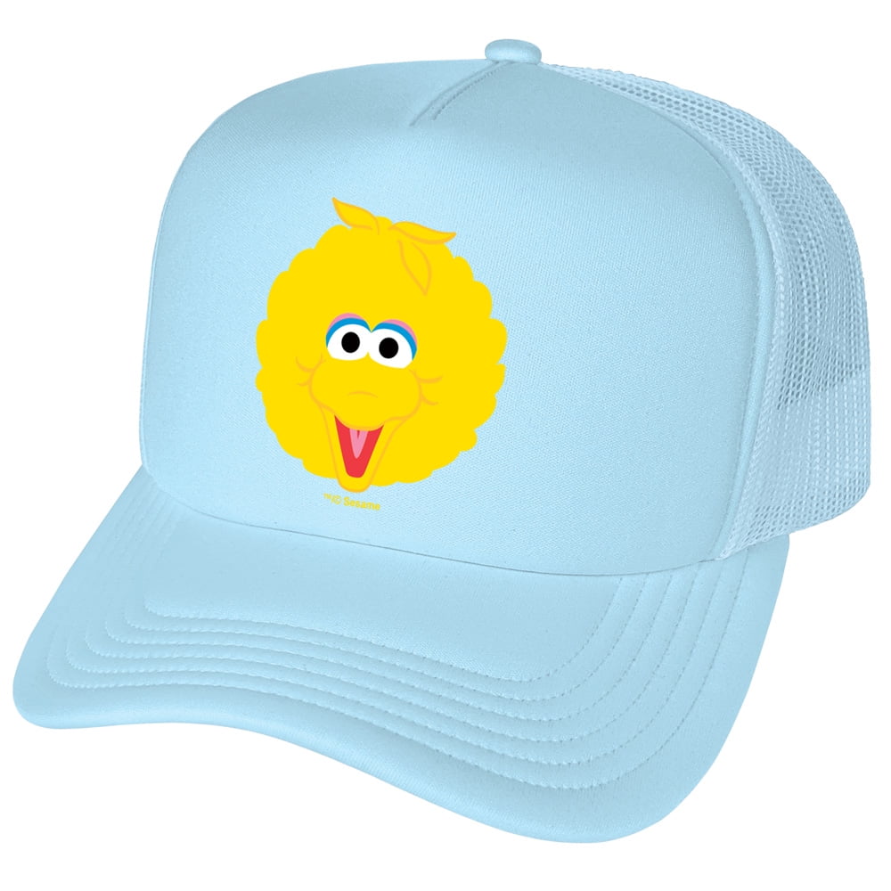 Sesame Street Big Bird Head Foam Snapback Trucker Hat - Unisex for Men ...