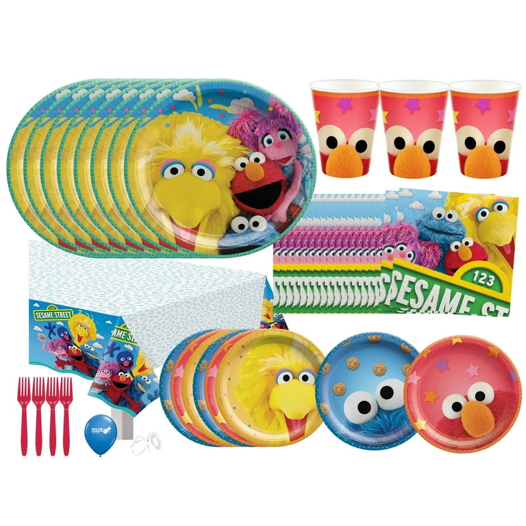 Sesame Street Party Cups Kids Party Tableware Sesame Street Supplies