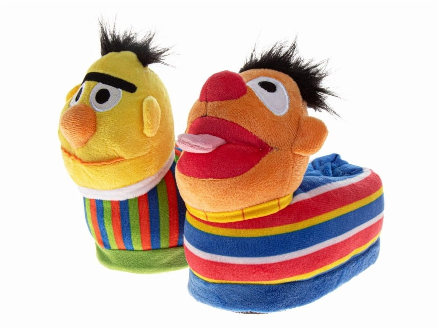 Sesame Street Boys Sock Slippers with Elmo & Cookie Monster, Christmas ...
