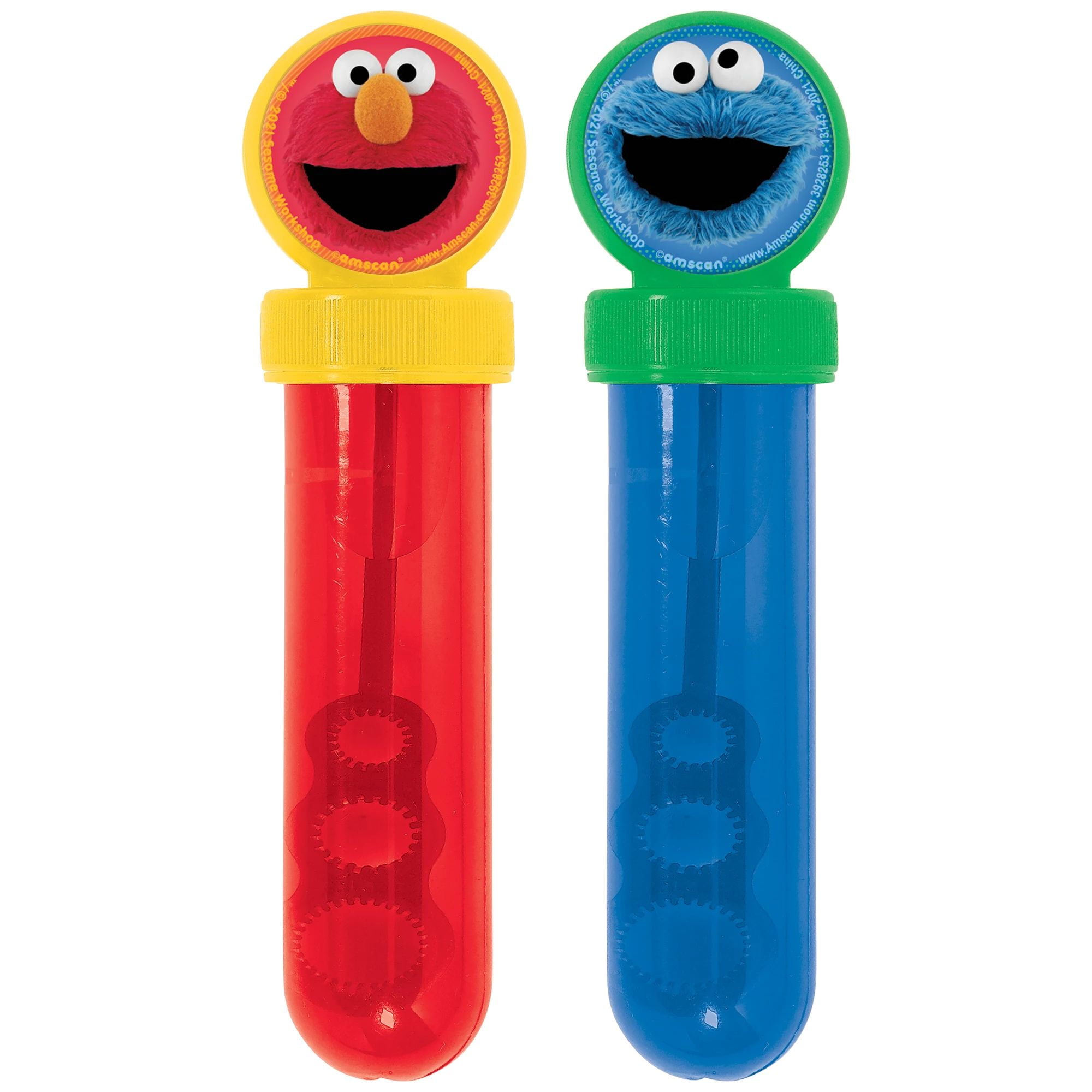 Sesame Street Bubble Tubes Favors, Plastic, 4 Count - Walmart.com