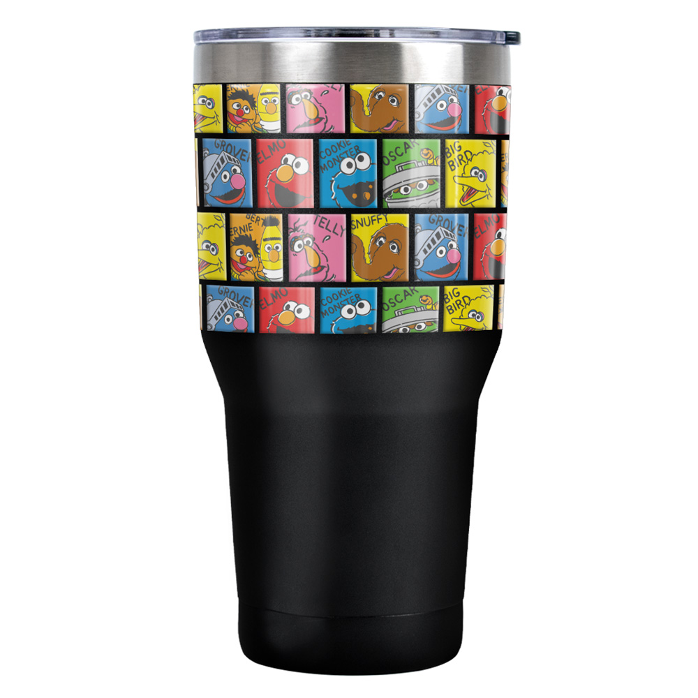 Sesame Street Character Named Blocks Stainless Steel Tumbler 30 oz ...