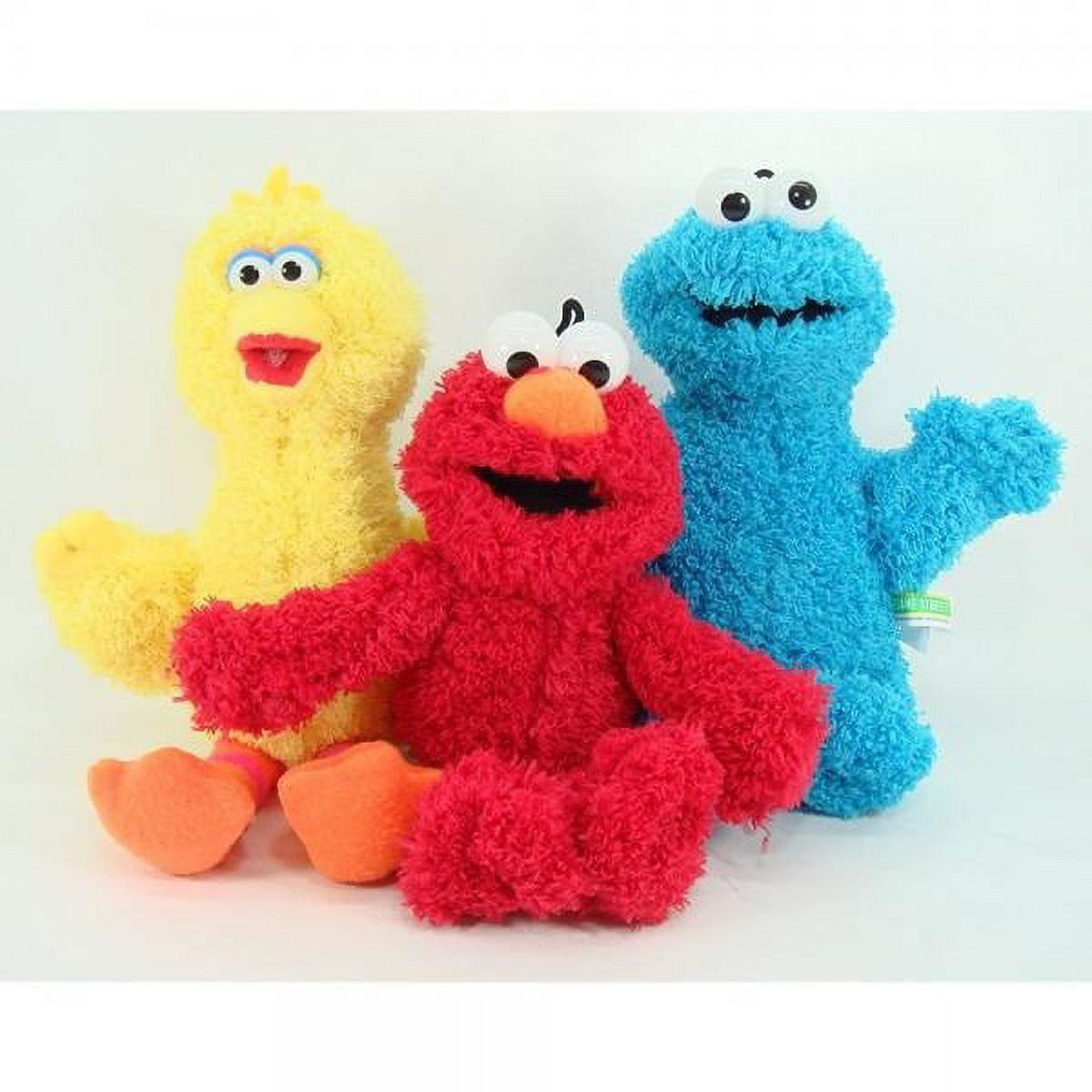 Sesame Street Classic Plush - 3 Pcs Set - Includes Elmo, Big Bird, and ...