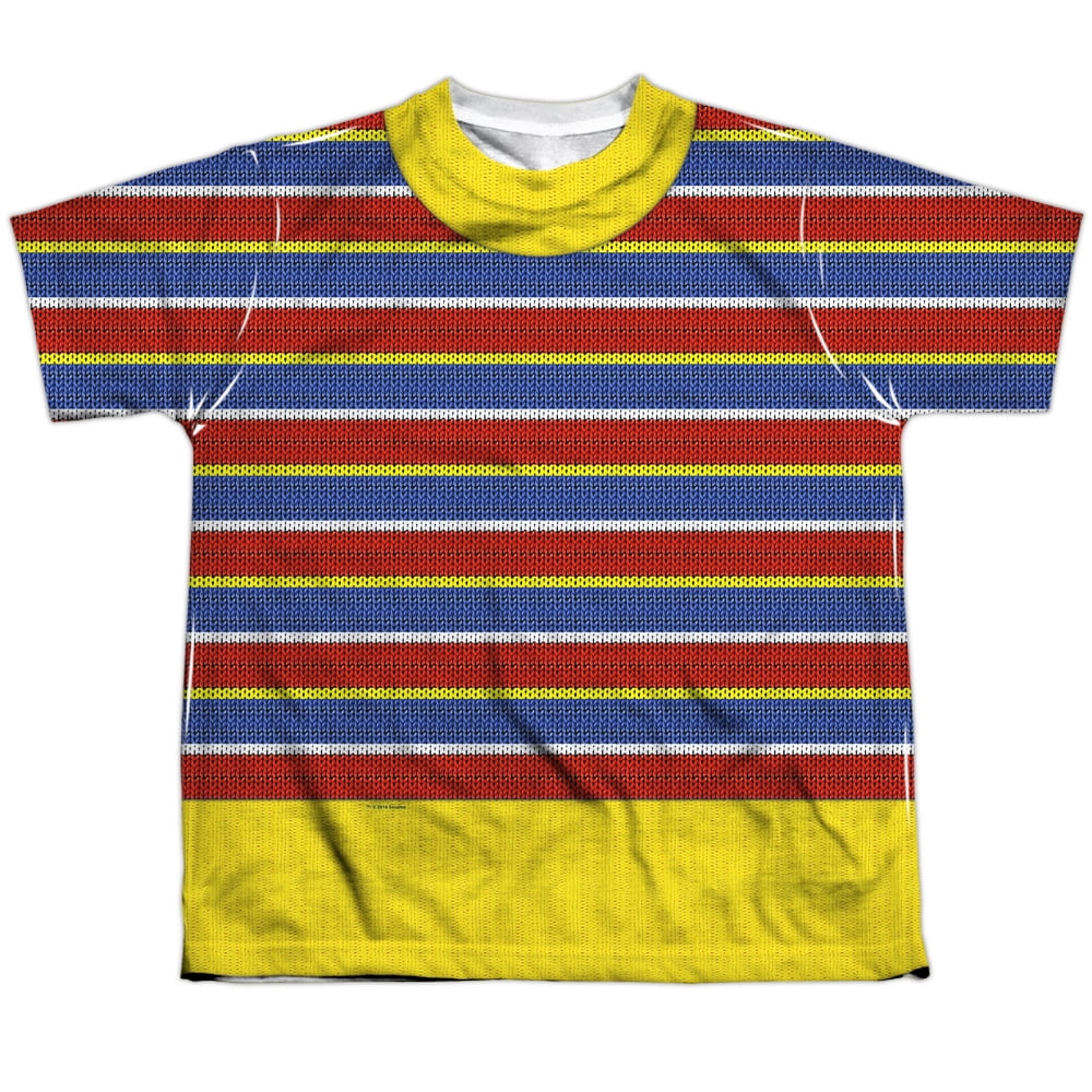 Sesame Street Classic TV Show Ernie Costume Boys Youth Front Print T ...