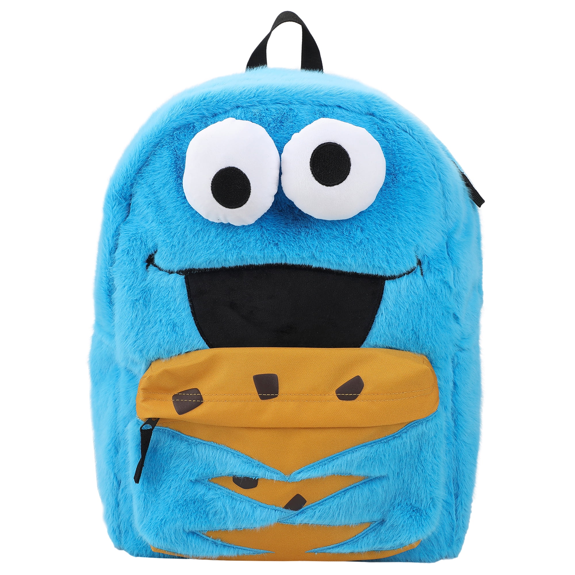 Sesame Street Cookie Monster 17" Blue Backpack - Walmart.com
